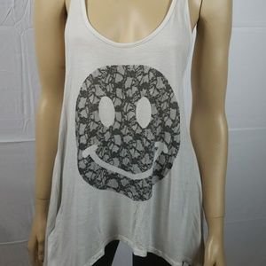 rock & rose | Tops | Smiley Face Tank Top | Poshmark
